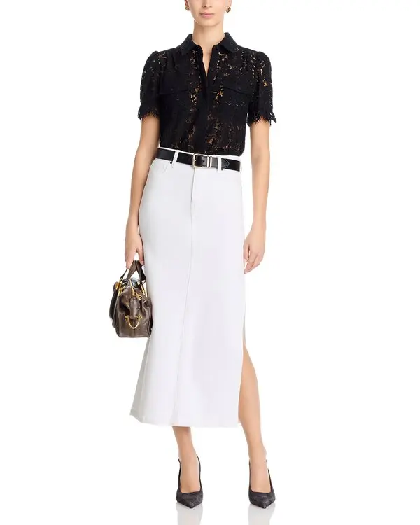 Generation Love Mina Lace Shirt - Black