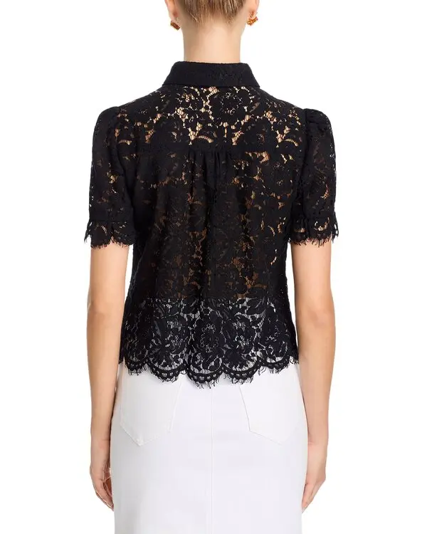 Generation Love Mina Lace Shirt - Black