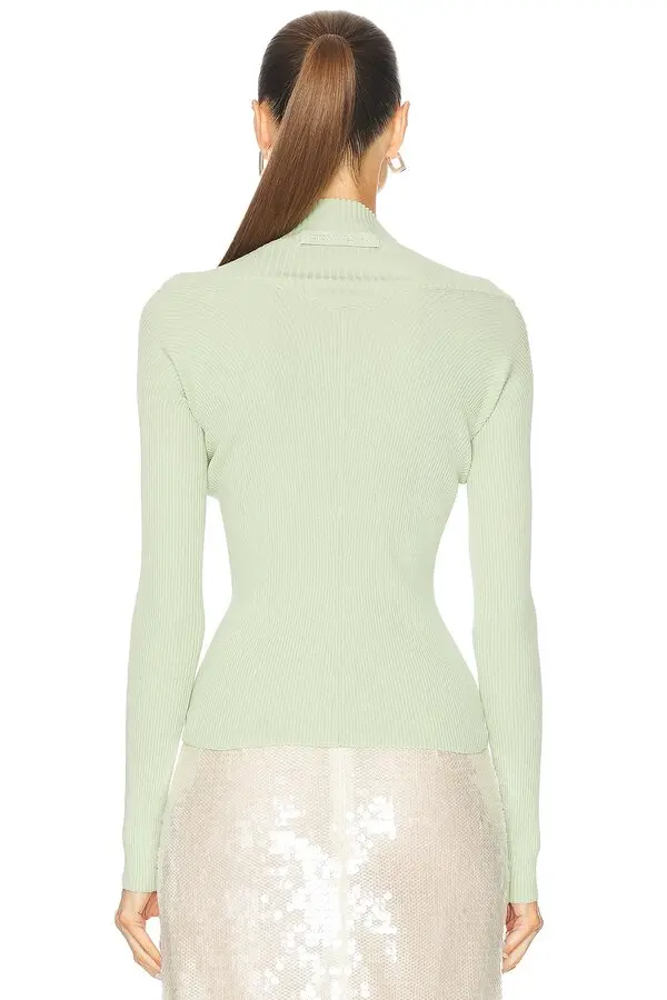 Victoria Beckham Long Sleeve Top - Jade