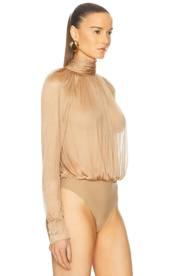 Saint Laurent Long Sleeve Bodysuit