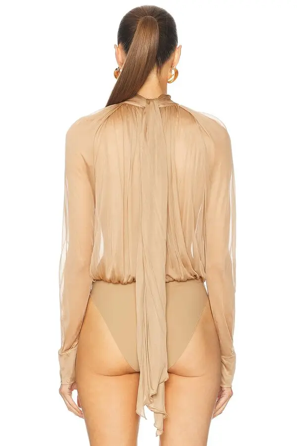 Saint Laurent Long Sleeve Bodysuit