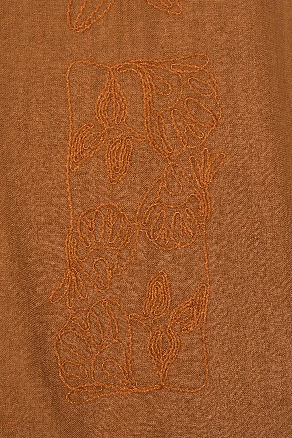 Agua Bendita Jack Shirt In Orange - Coral