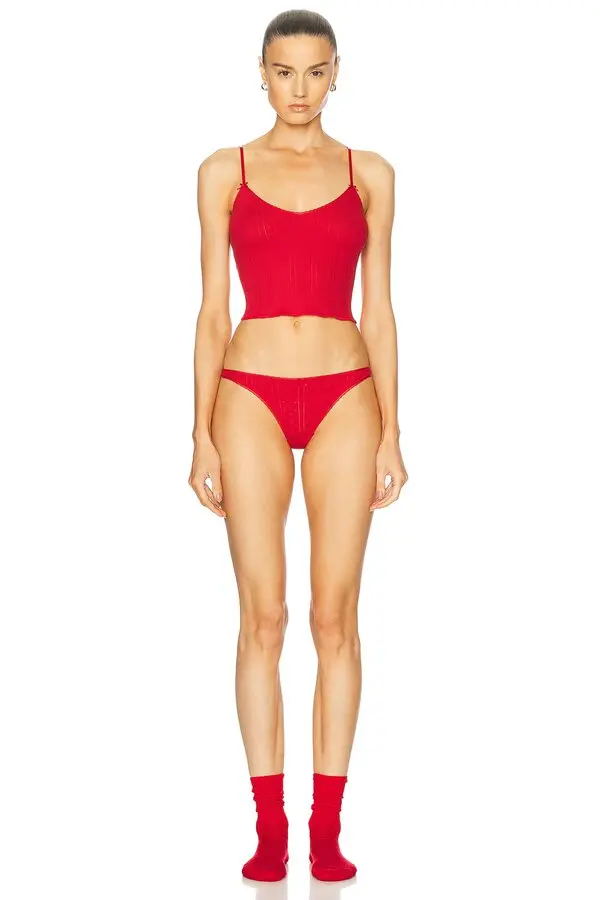 COU COU The Thong In Red