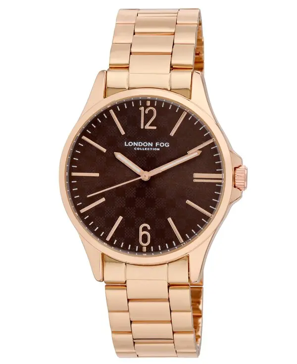London Fog Aberdeen Alloy Watch - Rose Gold