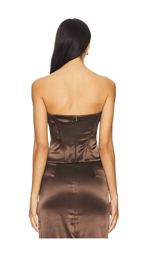 MORE TO COME Elenor Strapless Top