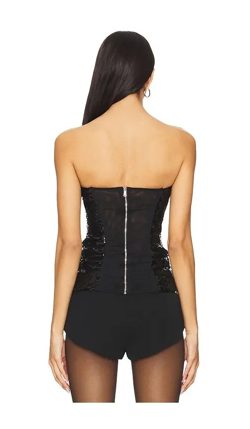 WeWoreWhat Sequin Corset Top