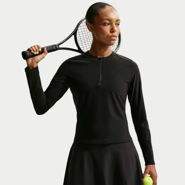 Nike Court Advantage Dri-fit Tennis Top - Black
