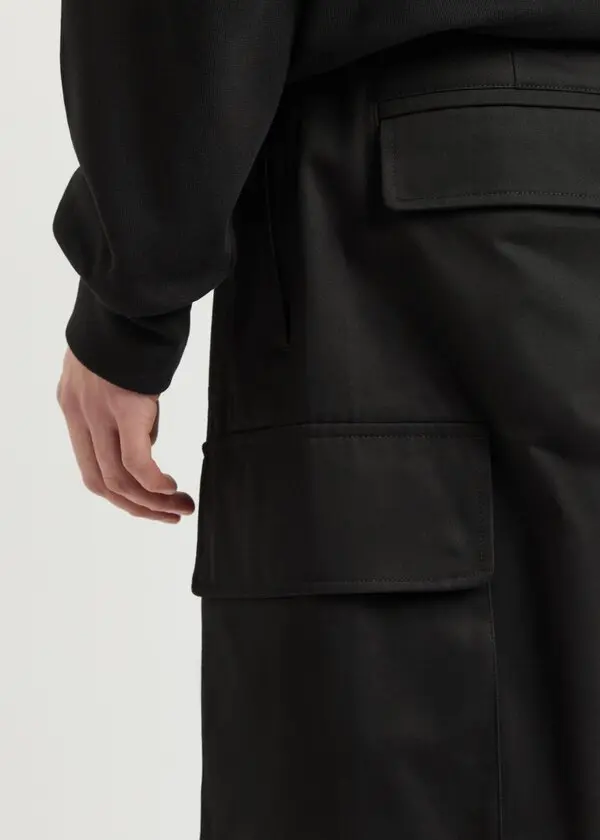 Givenchy Straight-leg Cotton Cargo Trousers - Black