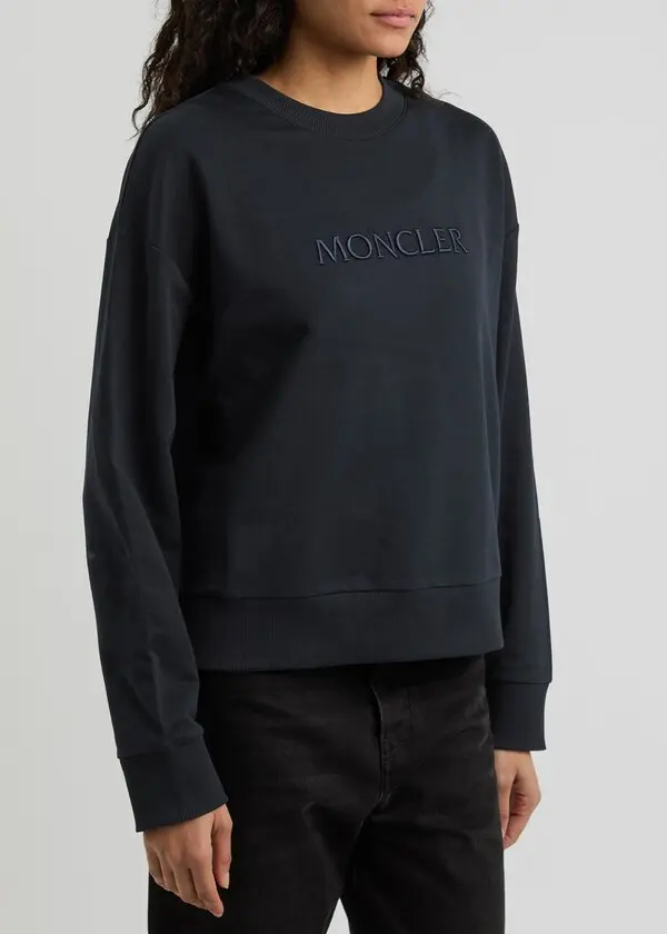 Moncler Logo-embroidered Cotton Sweatshirt