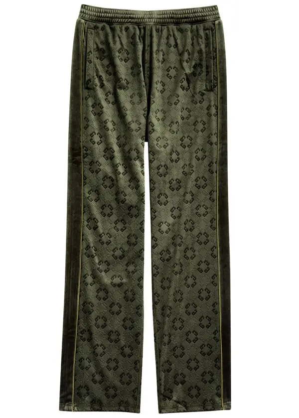 Givenchy Logo-jacquard Velour Sweatpants