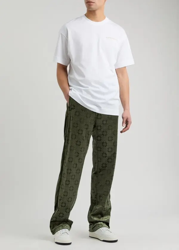 Givenchy Logo-jacquard Velour Sweatpants