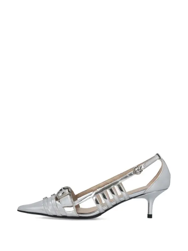 Pinko Multi-straps Leather Pumps