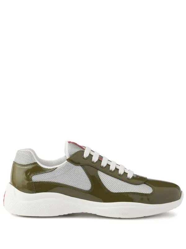 Prada America's Cup Sneakers - Green