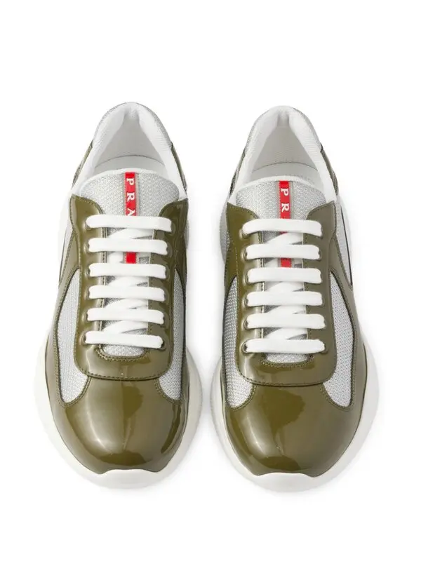 Prada America's Cup Sneakers - Green