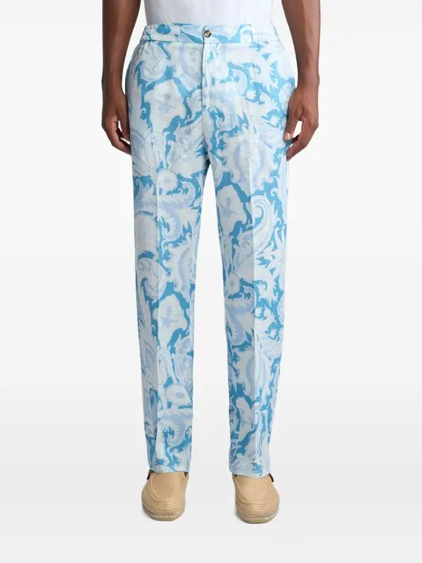 Etro Paisley-print Trousers