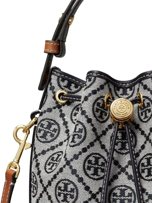 Tory Burch Mini T Monogram Bucket Bag
