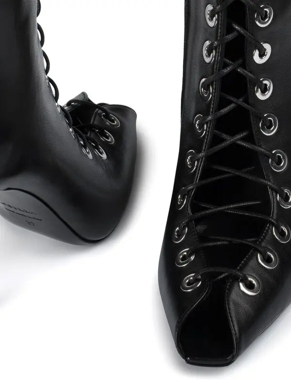 LE SILLA 100mm Courtney Boots - Black
