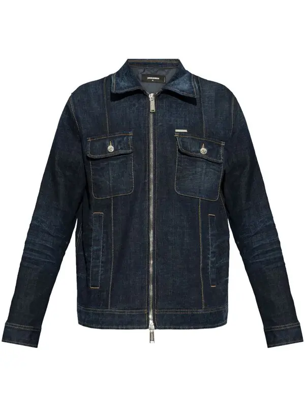Dsquared2 Logo-patch Denim Jacket