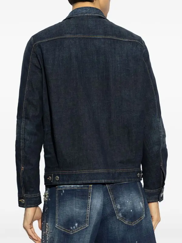 Dsquared2 Logo-patch Denim Jacket