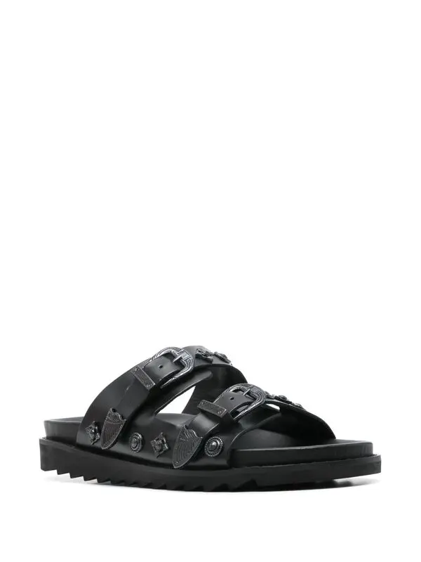 TOGA VIRILIS Leather Slides