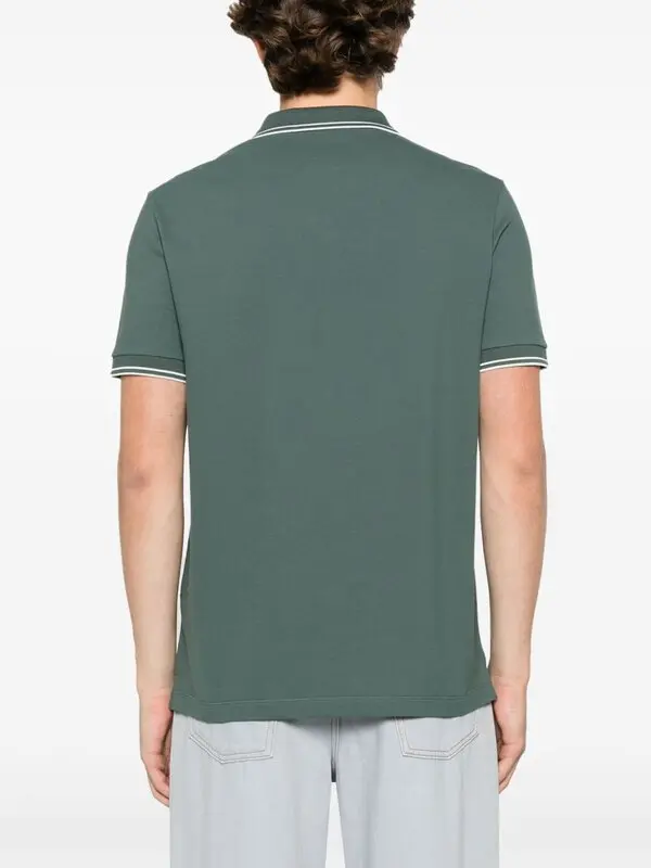 Stone Island Piqué-weave Polo Shirt