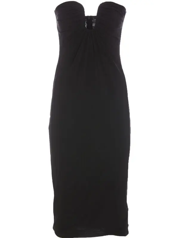 Pinko Strapless Dress - Black