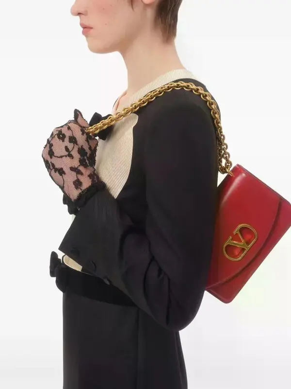 Valentino Garavani Small Vain Shoulder Bag - Red
