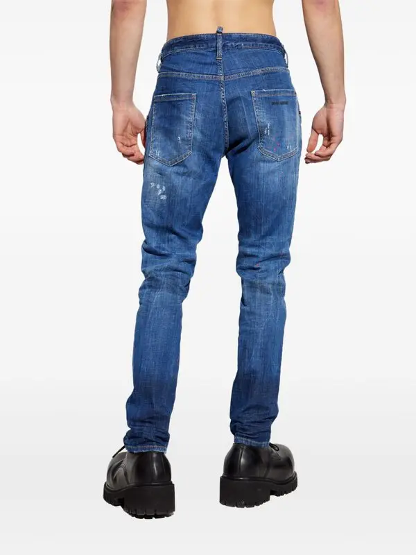 Dsquared2 Logo-tag Jeans - Blue