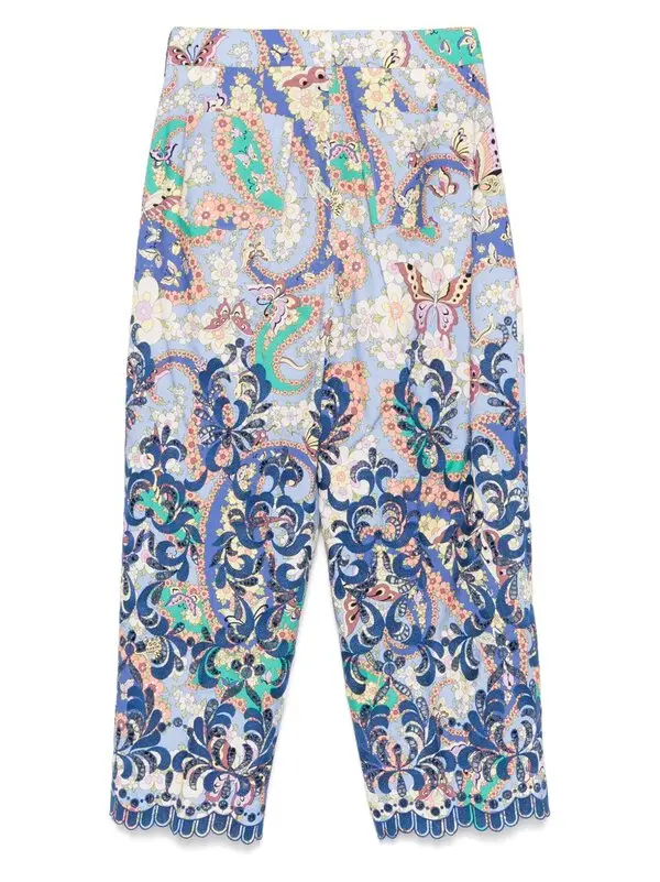 Etro Floral-print Trousers