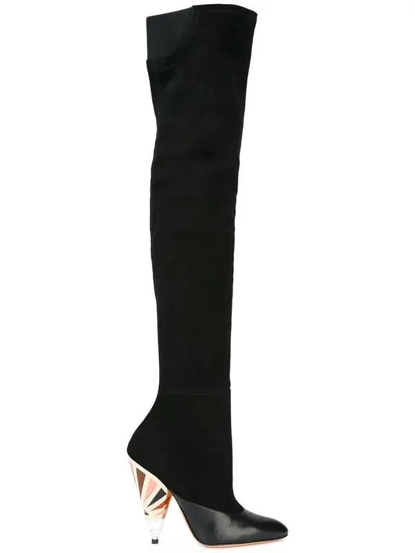 Givenchy Printed Heel Over-the-knee Boots