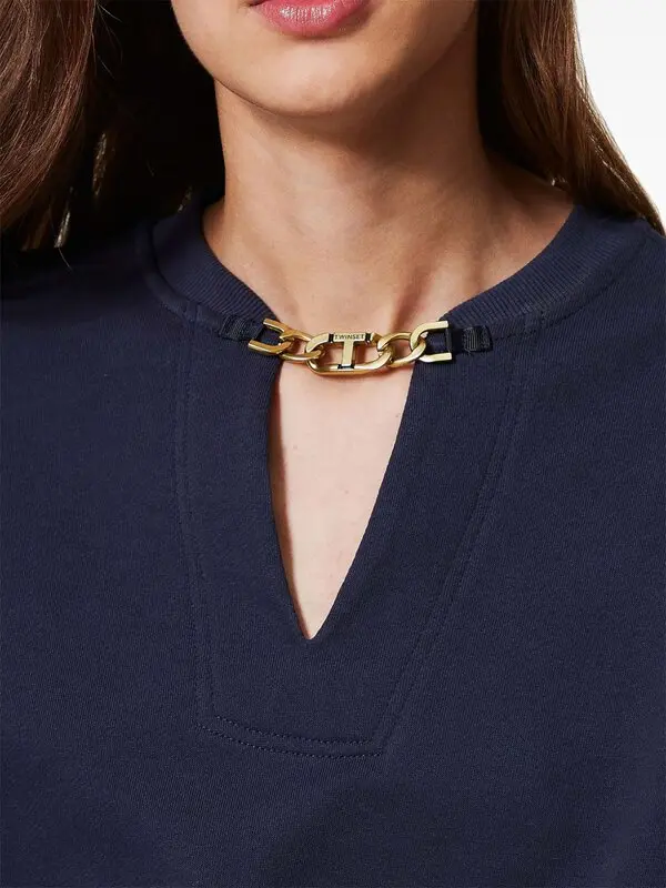 TWINSET Oval T-chain Sweatshirt