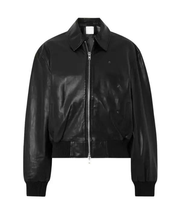 Christopher Esber - Christopher Esber Embellished Leather Bomber Jacket