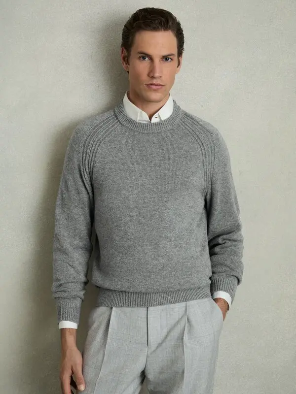 REISS Cloud Wool-blend Jumper