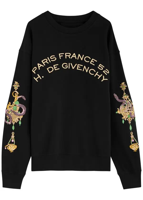 Givenchy Logo Embroidered Sweatshirt