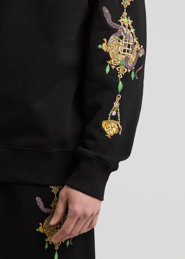 Givenchy Logo Embroidered Sweatshirt