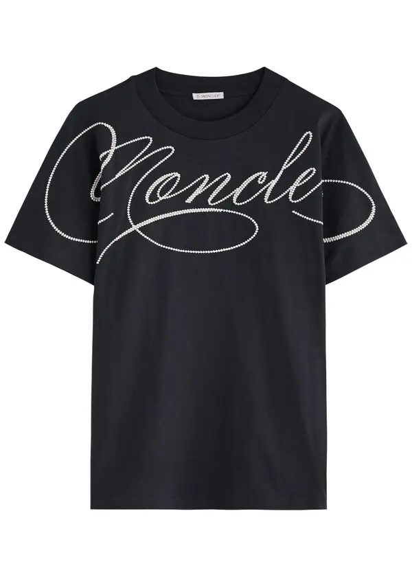 Moncler Logo-embroidered Cotton T-shirt