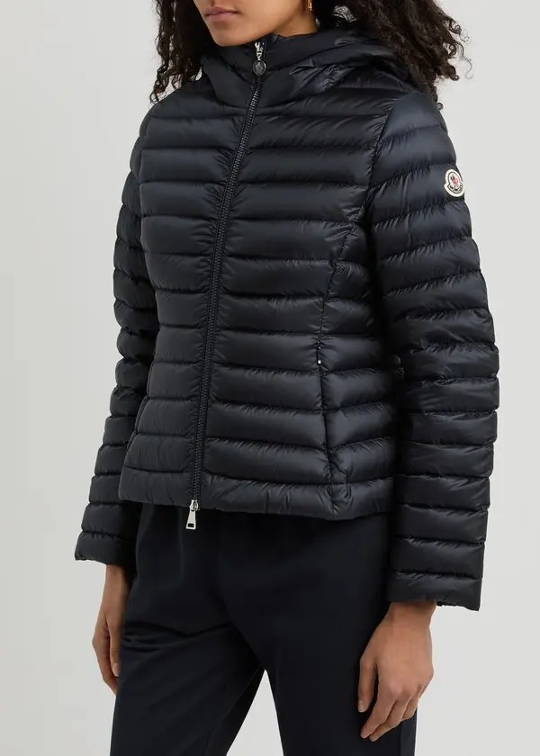Moncler Ige Hooded Quilted Jacket - Navy