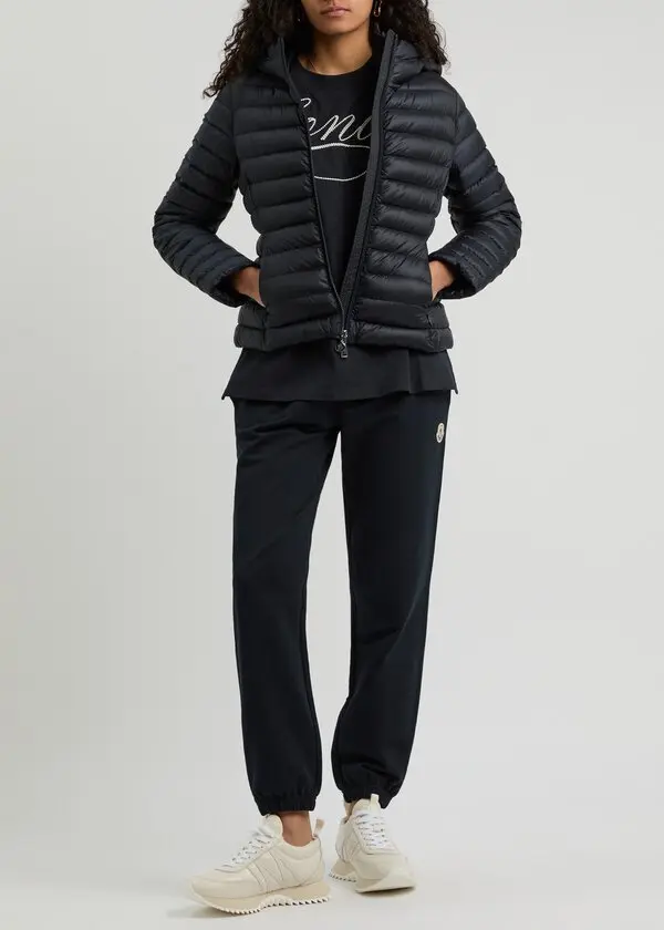 Moncler Ige Hooded Quilted Jacket - Navy