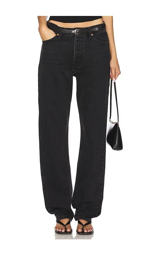 AYA MUSE Tapered Jeans - Black