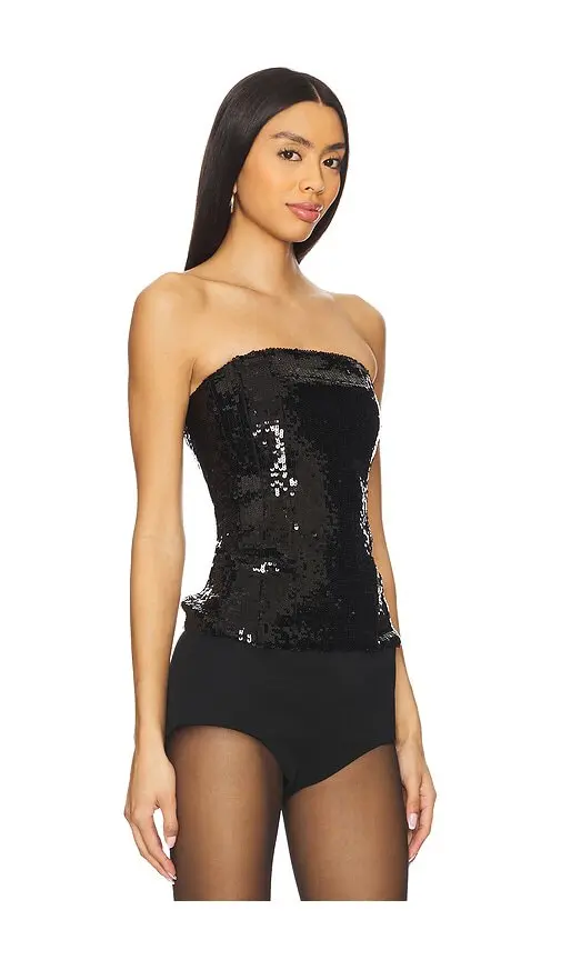 WeWoreWhat Sequin Corset Top