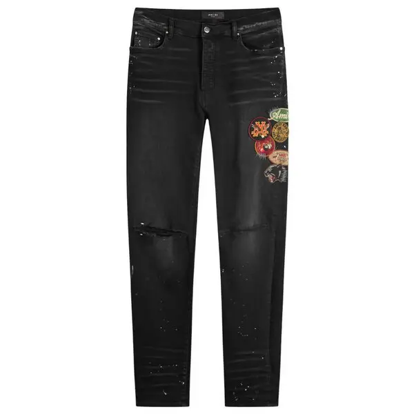 Amiri Vintage Patch Skinny Jeans