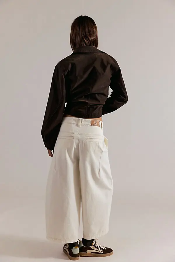 Free People We The Free Laydown Chino Pants - Clean Ivory
