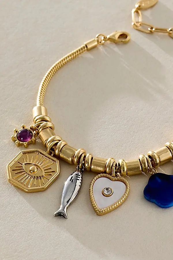 Free People Minka Charm Bracelet