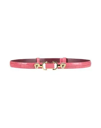 Maje Bovine Leather Belt - Magenta