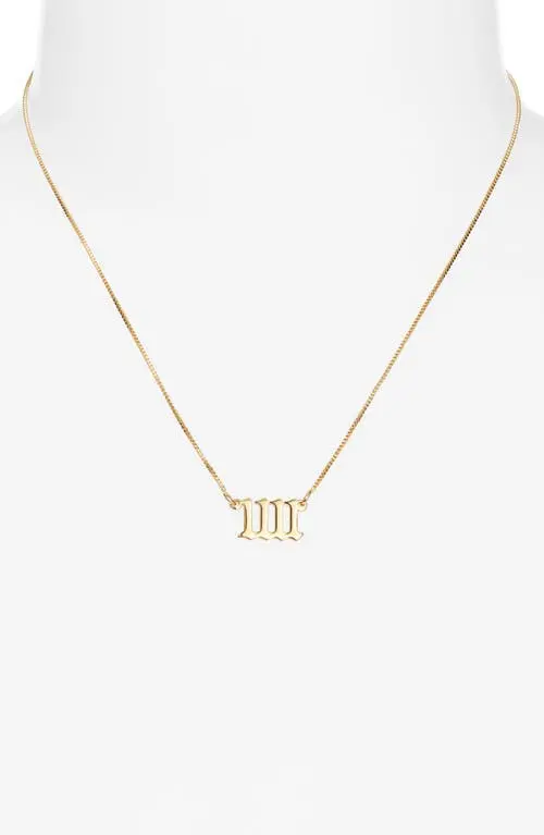 CHILD OF WILD Synchronistic 1111 Pendant Necklace - Gold