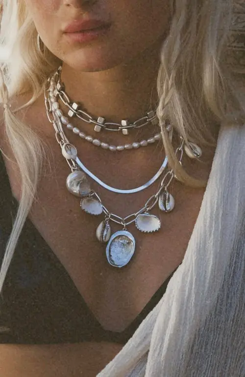 CHILD OF WILD Topanga Canyon Chain Necklace - Silver