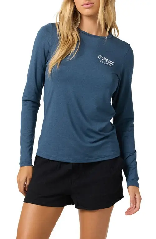O'Neill Breezy Long Sleeve Rashguard - Navy Heather