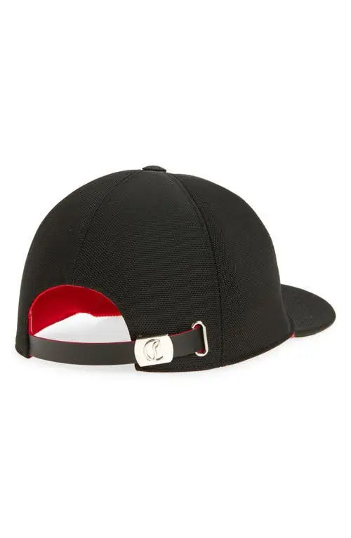 CHRISTIAN LOUBOUTIN Mooncrest Baseball Cap