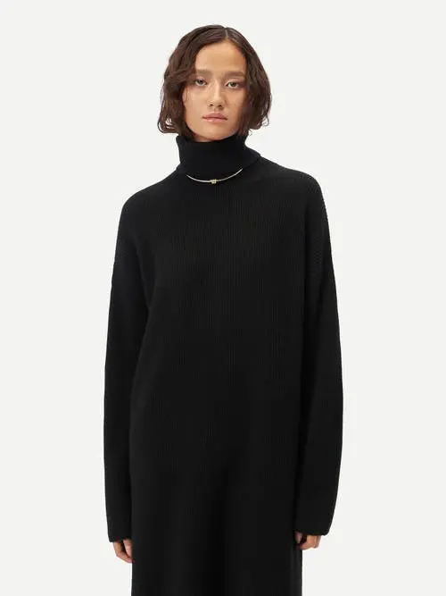 Gobi Cashmere Cashmere Turtleneck Maxi Dress