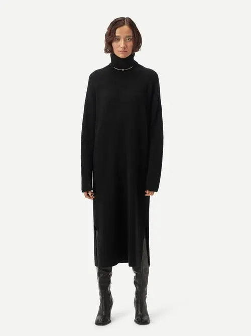 Gobi Cashmere Cashmere Turtleneck Maxi Dress